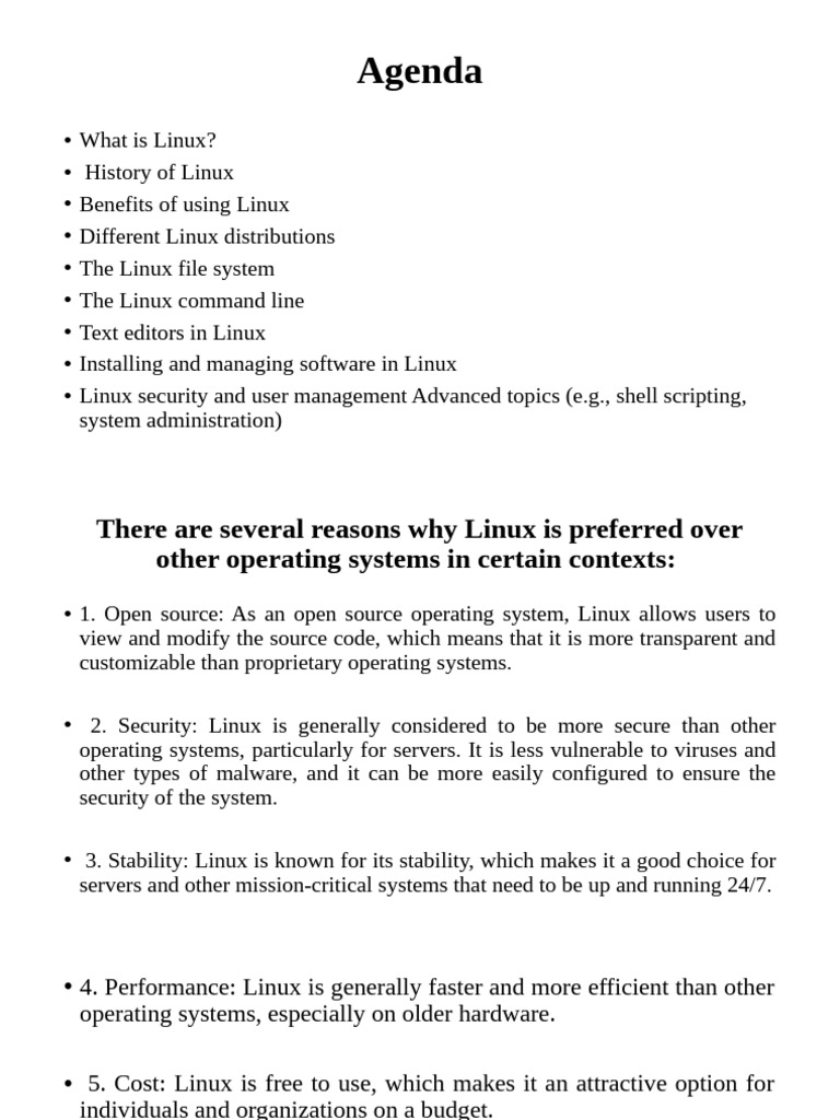 Linux Basics PPT Imp | PDF | Shell (Computing) | Linux