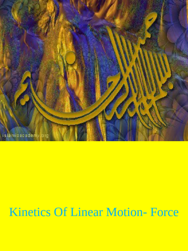 Understanding Forces in Linear Motion | PDF | Force | Weight