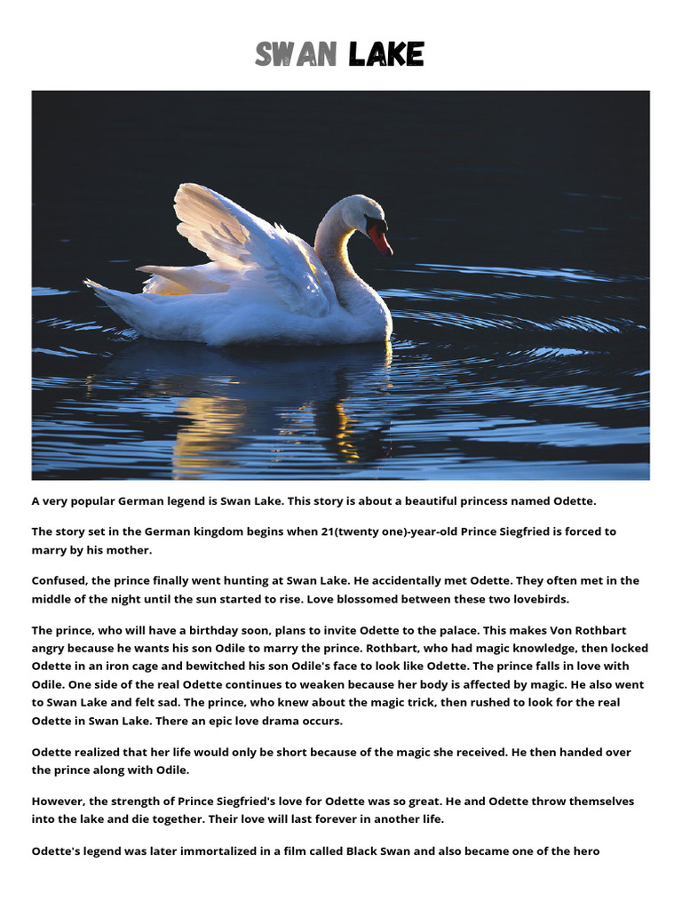 Swan Lake - 20240229 - 222738 - 0000 | PDF | Poetry | Classics