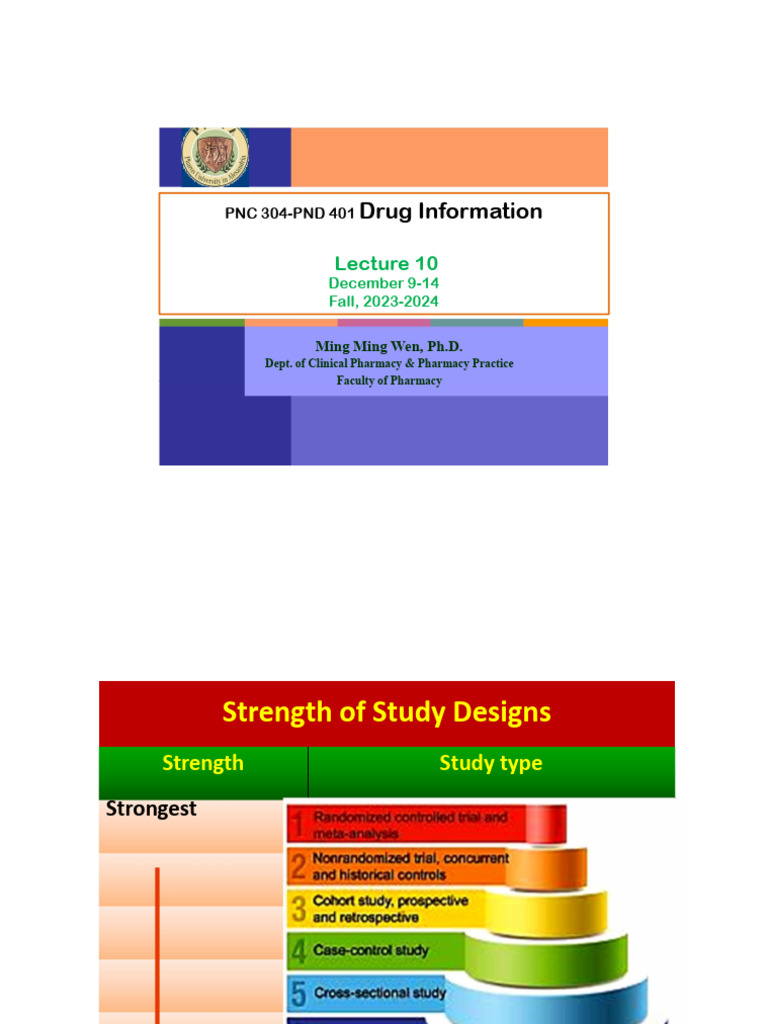 Lecture 10 | PDF | Systematic Review | Meta Analysis