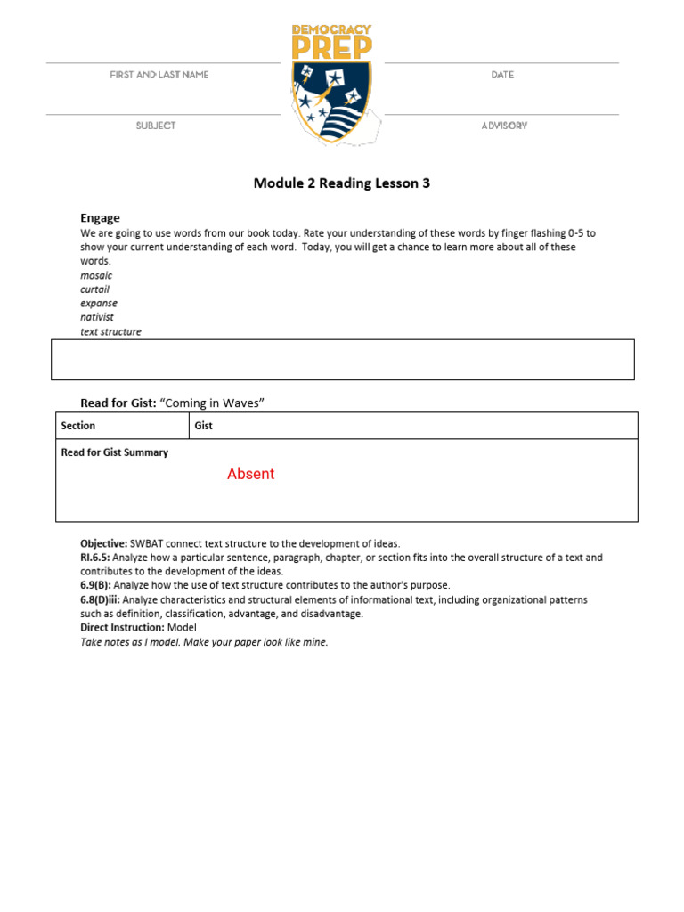 Module 2 Reading Lesson 3 | PDF | Cognition | Cognitive Science