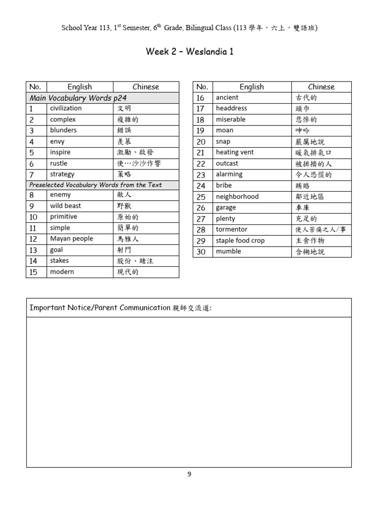 Week 2 - Weslandia 1 | PDF