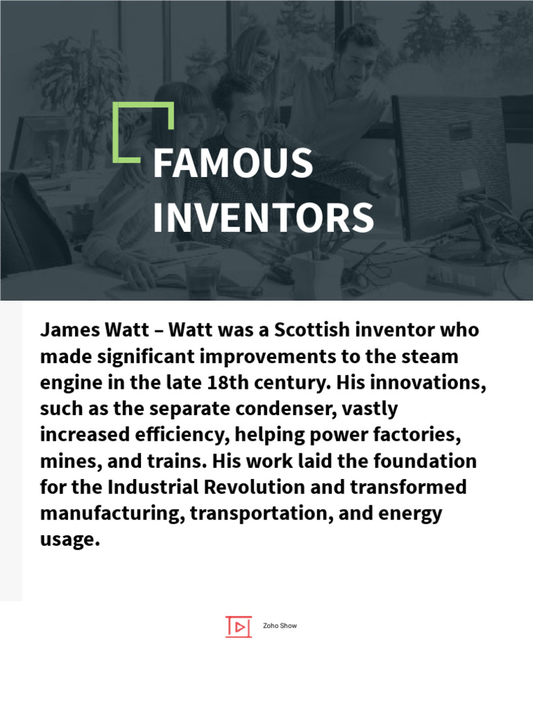 James Watt | PDF | Technology & Engineering