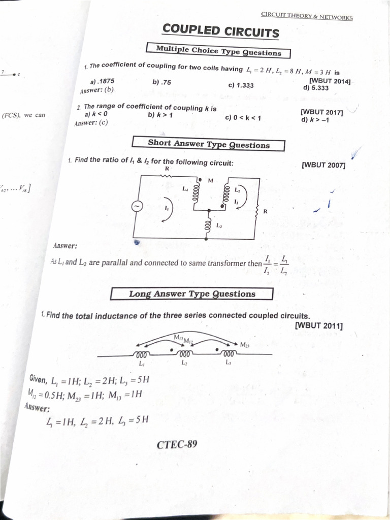 Coupled circuit | PDF