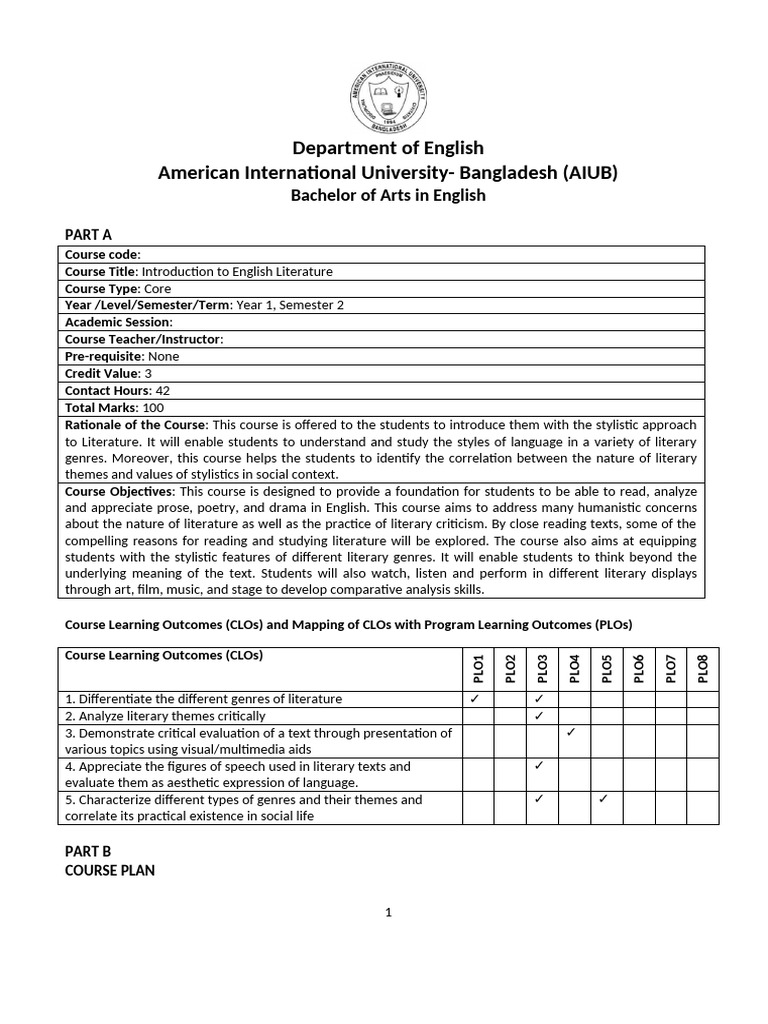 Core - Introduction To English Literature | PDF | Genre