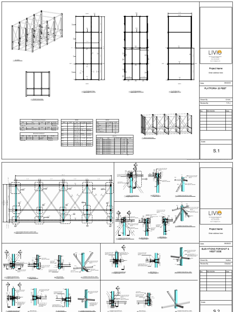 Stackable Platform Assembly - 20 FEET | PDF