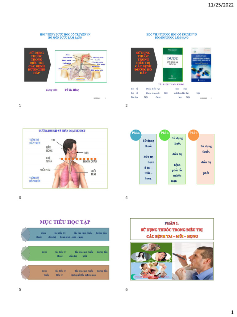 Bai Giang Su Dung Thuoc Duong Ho Hap-Gui SV | PDF