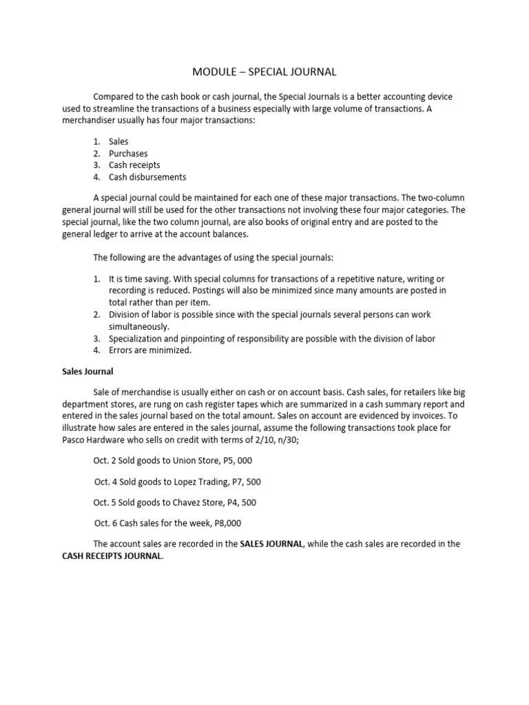 Module 09 Special Journals | PDF | Debits And Credits | Credit Card