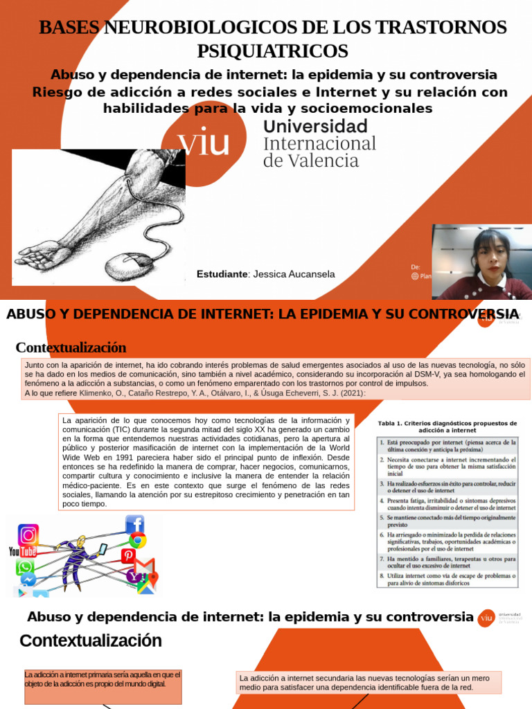 Bases Neurobiologicas en Adiccion A Las Redes Sociales | PDF | La dependencia de sustancias ...