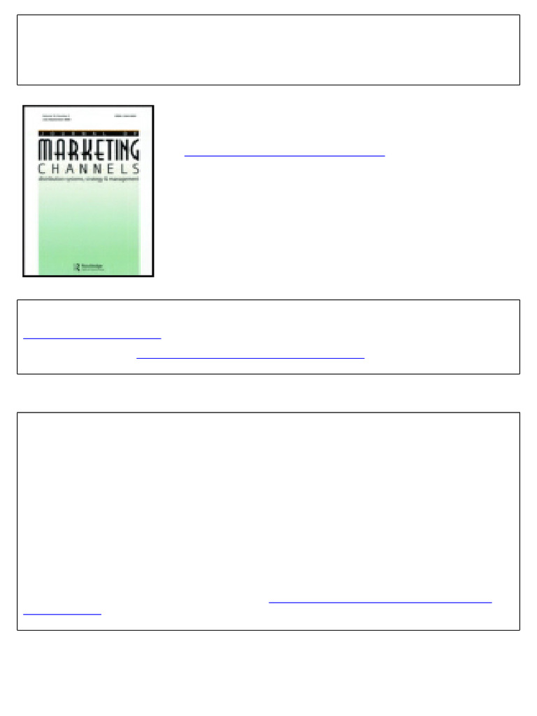 Standardization Versus Adaptation in Global Markets - Is Channel Strategy Different | PDF ...