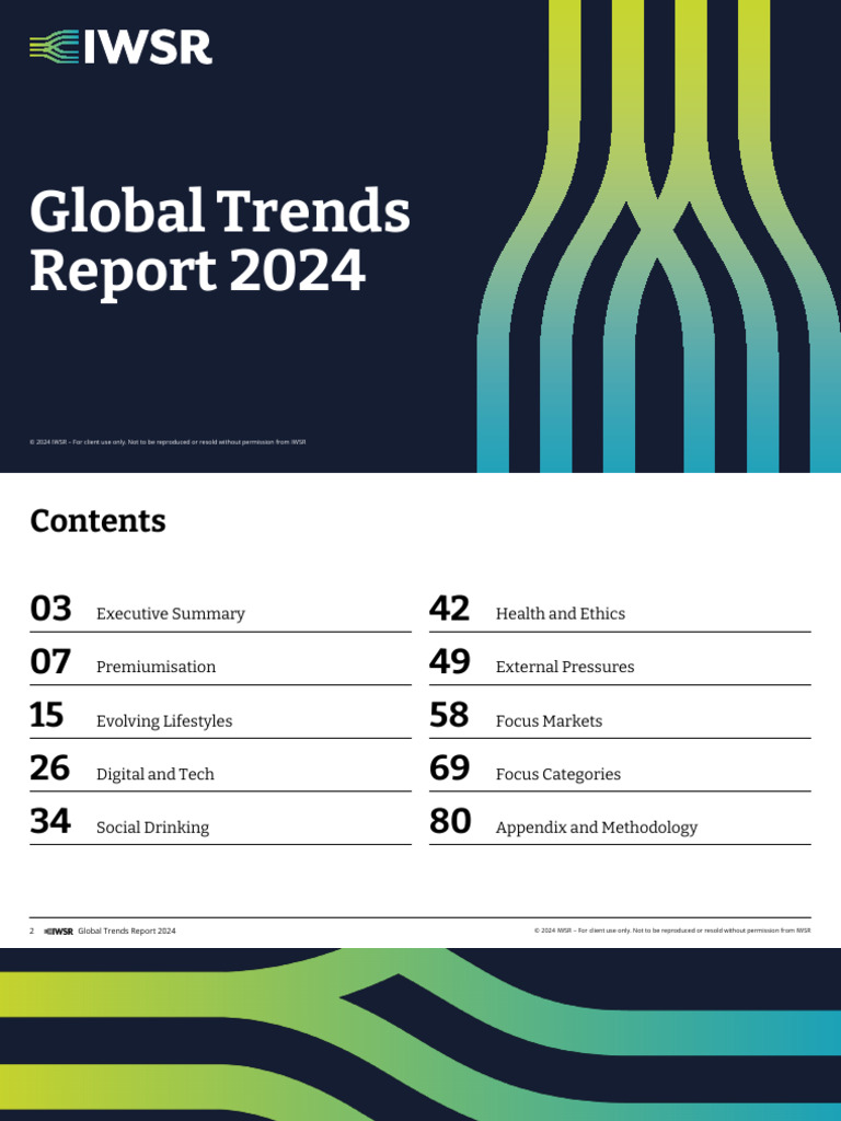 Iwsr Global Trends Report 2024 | PDF | Cost Of Living | Alcoholic Beverages