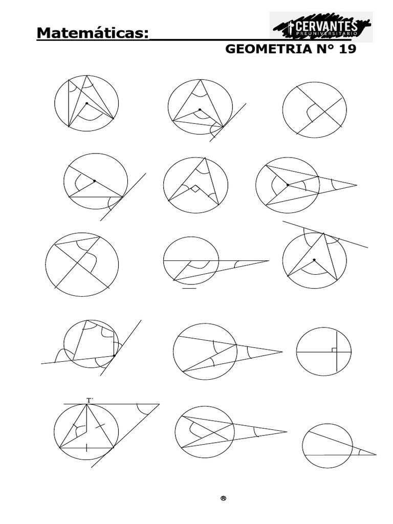 GEOMETRIA 20 | PDF | Matemática Elemental | Geometría Elemental