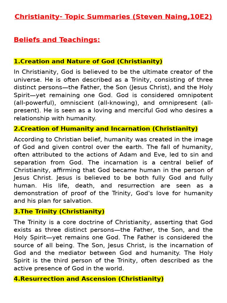 Christianity | PDF | Sacraments | Eucharist