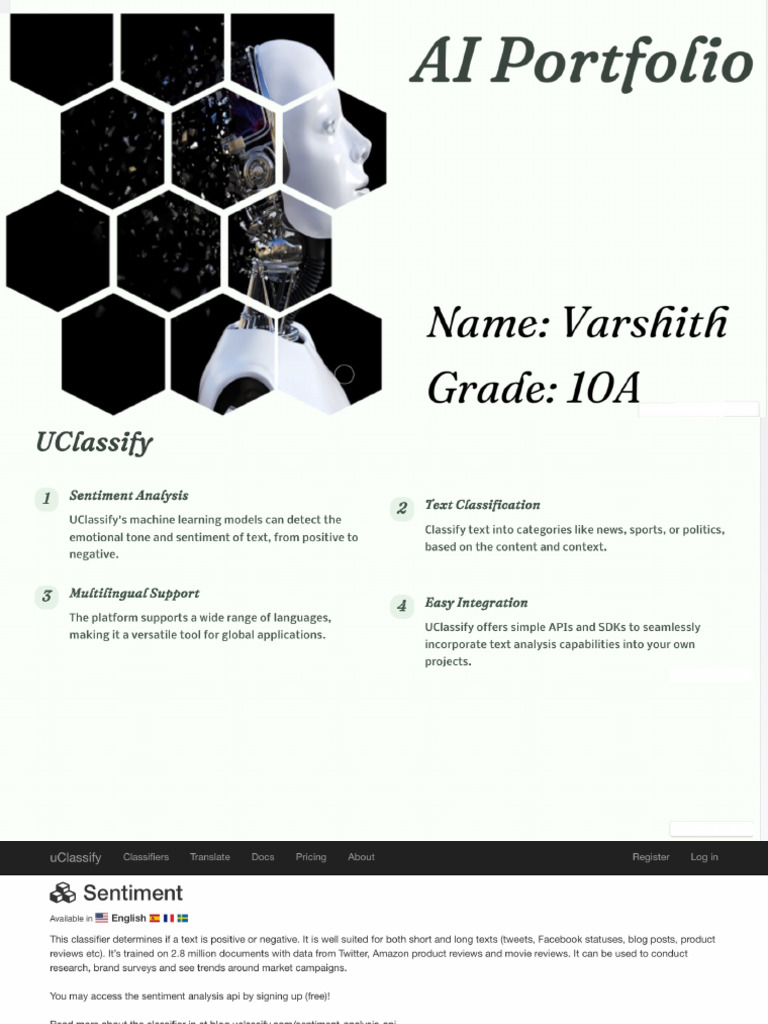 AI Portfolio - Varshith | PDF