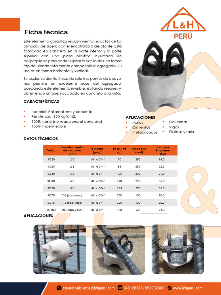 08. Ficha Técnica Accesorios | PDF