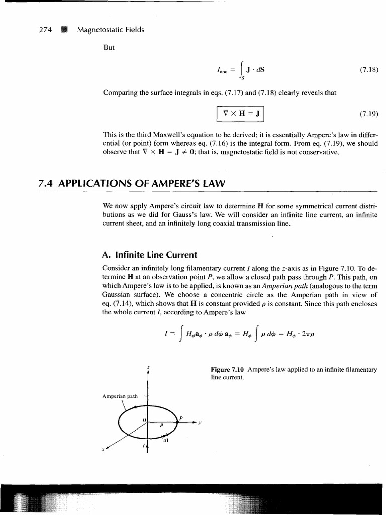 Amperes Law | PDF | Physical Sciences | Materials Science