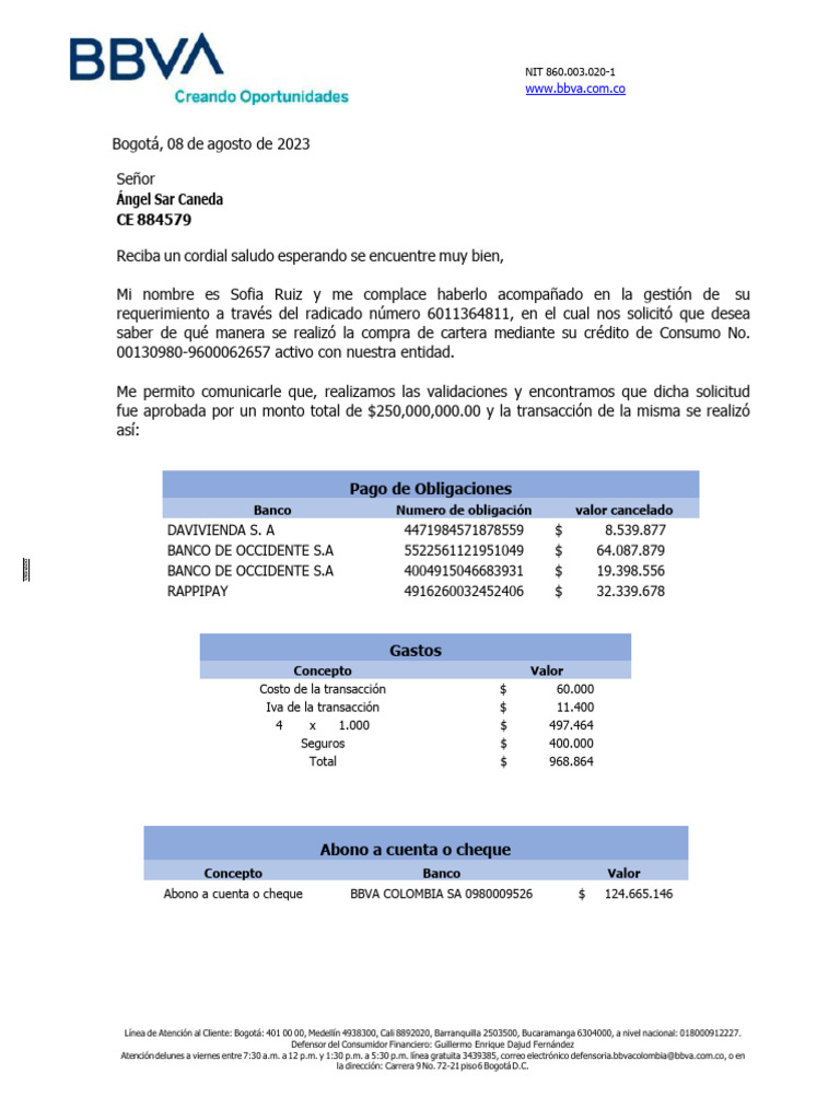 PQR BBVA | PDF | Bancos | Economias