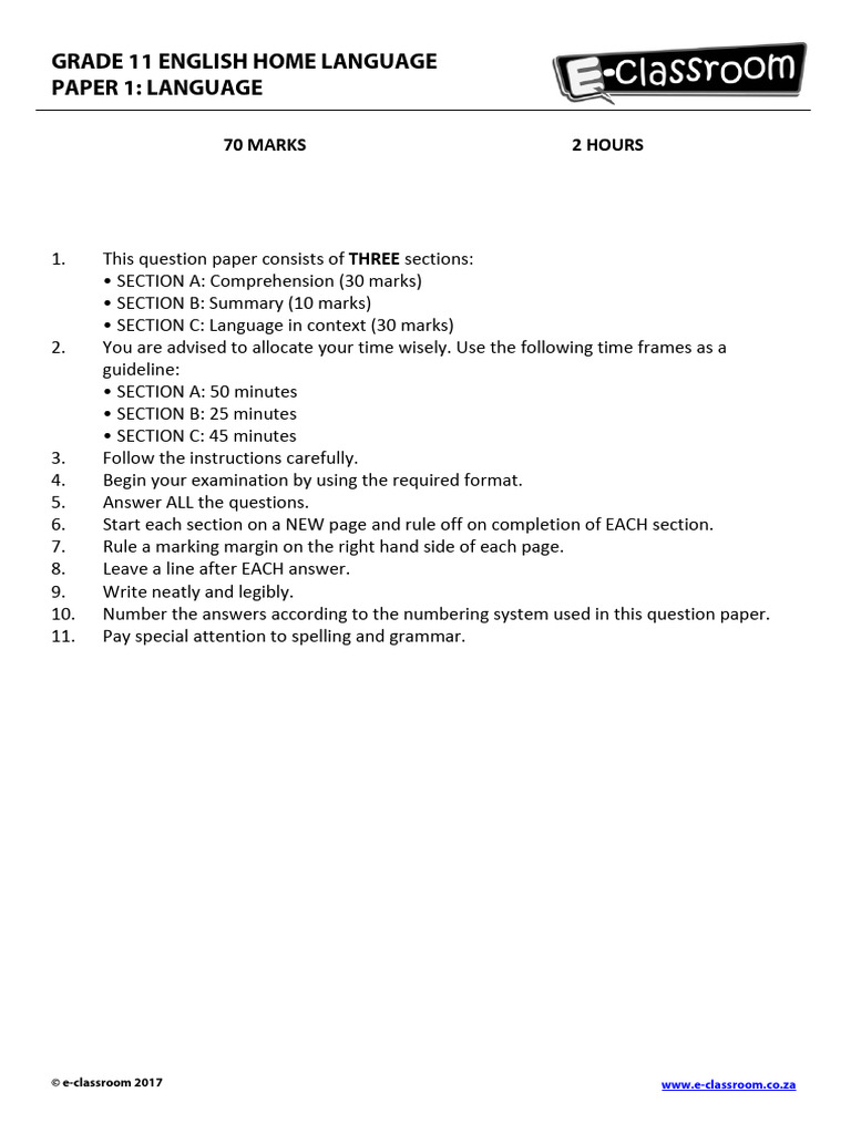 gr11 Ehl Mock Exam Paper 1 | PDF | Diamond | Angola