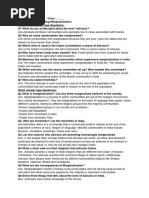 Understanding Marginalisation | PDF