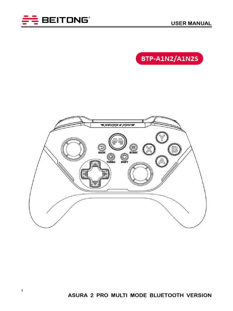 ASURA 2 Pro Bluetooth Controller Guide | PDF | Bluetooth | Personal Computers