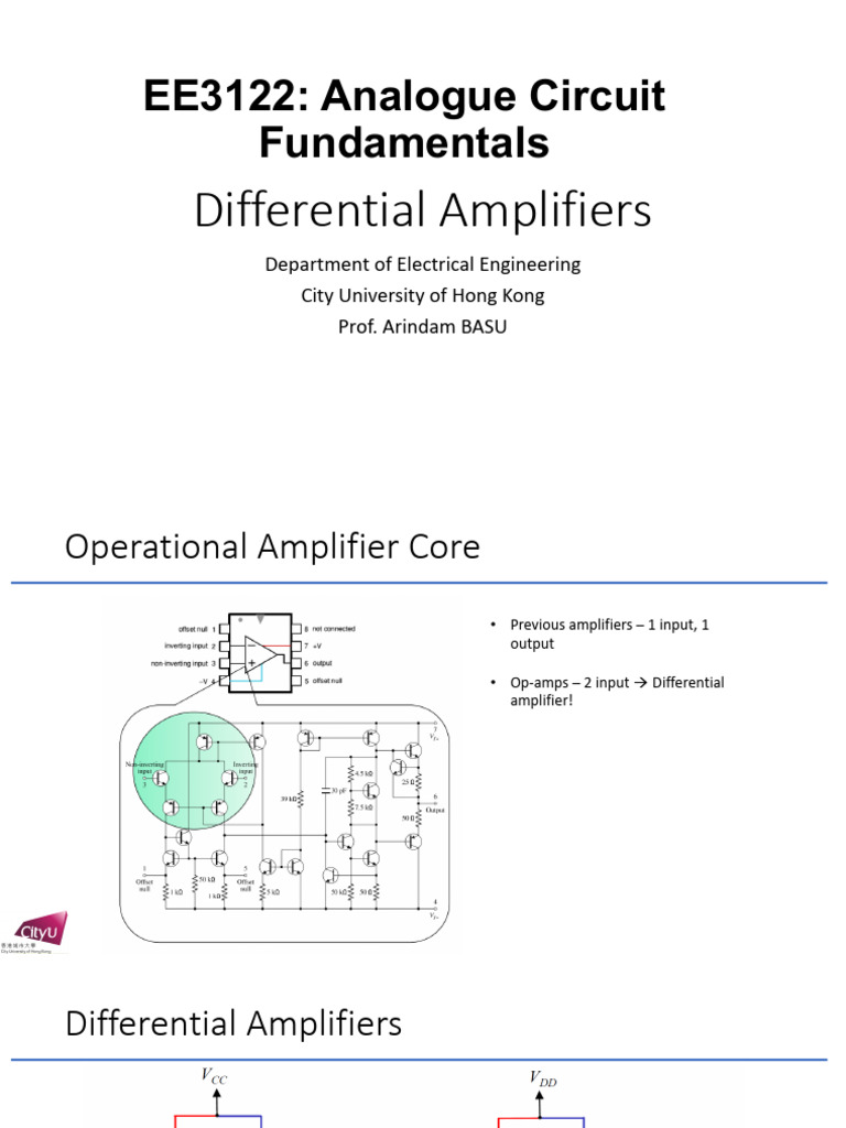 Analogue Circuit Fundamentals Part 4 | PDF