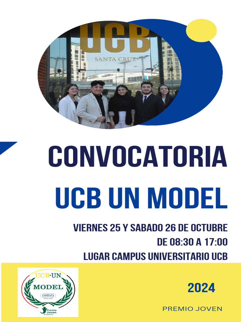 UCB UN MODEL 2024 | PDF | Naciones Unidas | Relaciones internacionales