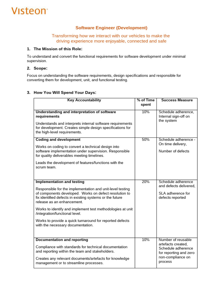 Software Engineer (Development) | PDF | Software | System