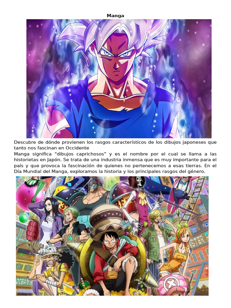 Visuales Tercero | PDF | Manga | Anime