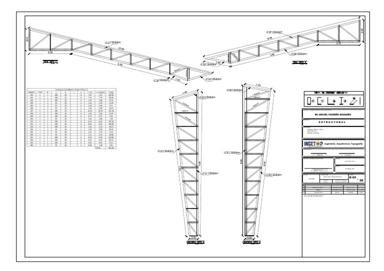 Planos Estructurales Finales2-A1-3 | PDF | Ingeniería | Ingeniero civil