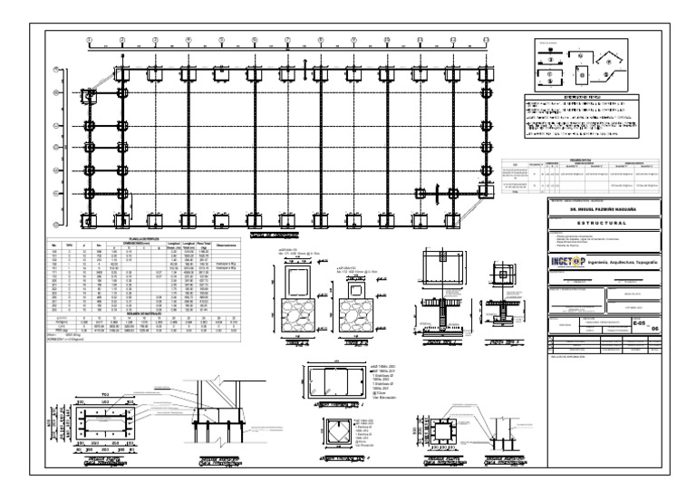Planos Estructurales Finales2-A1-5 | PDF | Ingeniería | Ingeniero civil