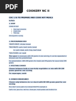 13 Core Competencies of Cookery | PDF | Cooking, Food & Wine