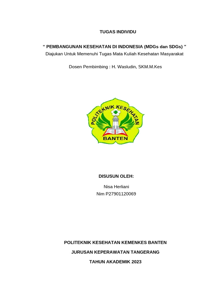 TGS 2. MDGs Dan SDGs (Nisa Herliani) | PDF | Ilmu Sosial