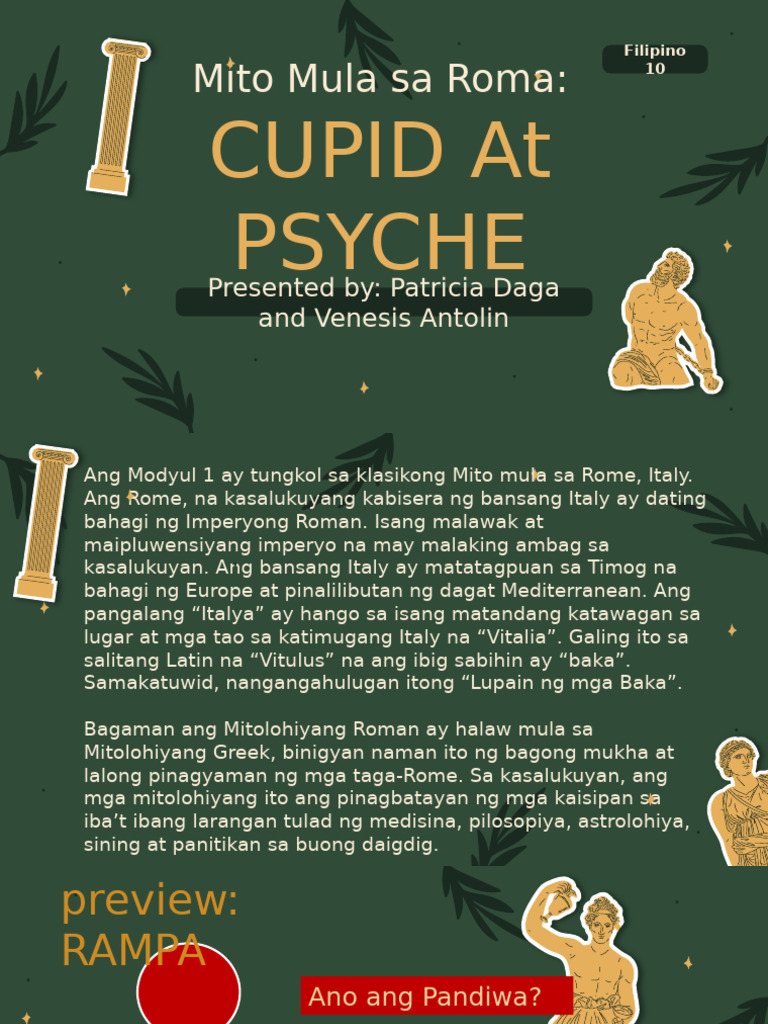 Cupid and Psyche Ppt | PDF