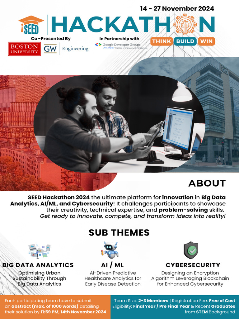 SEED Hackathon 2024 - GDG IEM | PDF | Information Technology | Computing