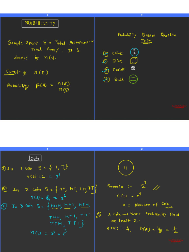 probability -lectures | PDF