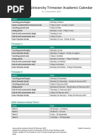 2026 UniSQ Trimester Calendar | PDF | Observances