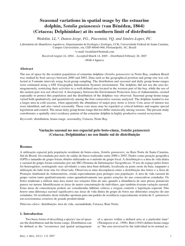 Wedekin 2007 | PDF | Dolphin