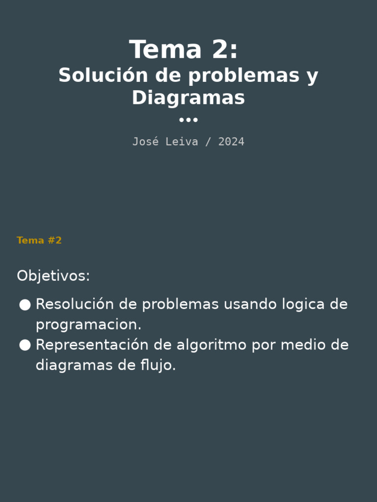 Tema 2.2 - Modelado y Solucion de Problemas - Continuacion | PDF | Algoritmos | Programación de ...