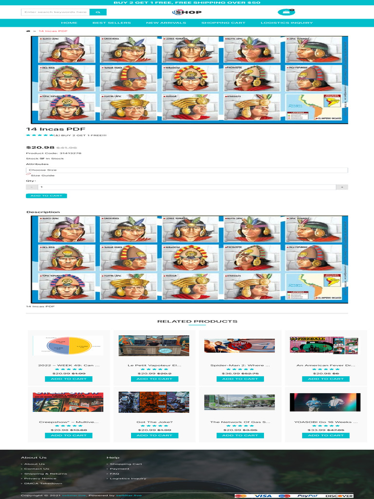 14 Incas PDF - Online Store | PDF