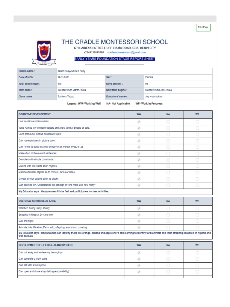 Edves Parent Portal - CMS620 - Powered by Edves Ltd. | PDF | Teachers ...