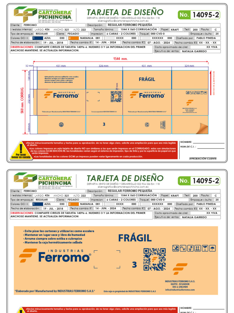 14095-2 - Industrias Ferromo - Regular Ferromo #3 Pequeña | PDF