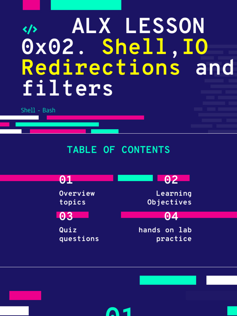 0x02 Shell, IO Redirections and Filters | PDF | Filename | Text File
