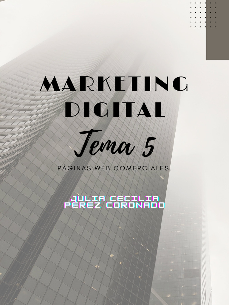 Marketing Digital Tarea 5 | PDF | Red mundial | Internet y web