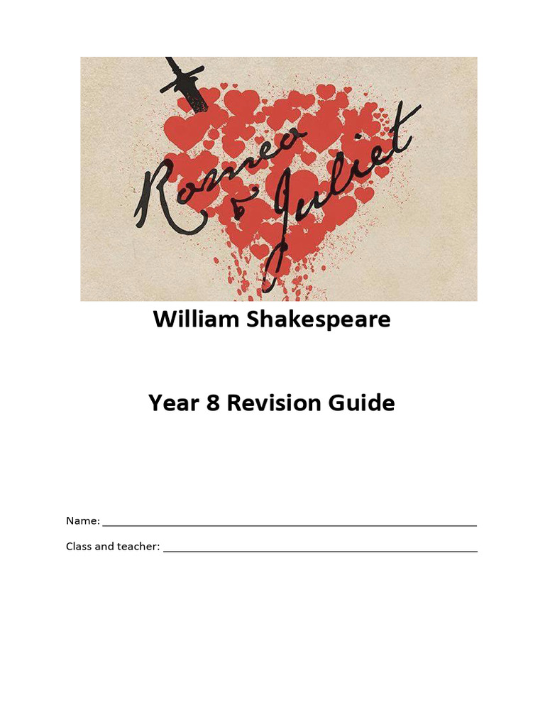 NEW-Y8-English-revision-guide | PDF | Characters In Romeo And Juliet ...