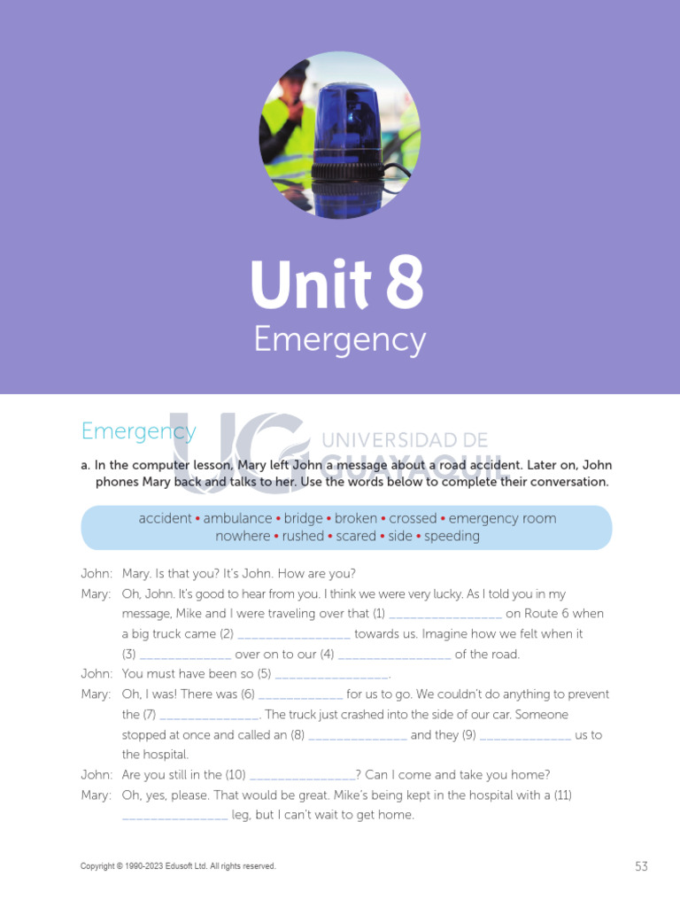 intermediate 1_Workbook_2023-54-61 UNIT 8 (1) | PDF | Sentence (Linguistics)
