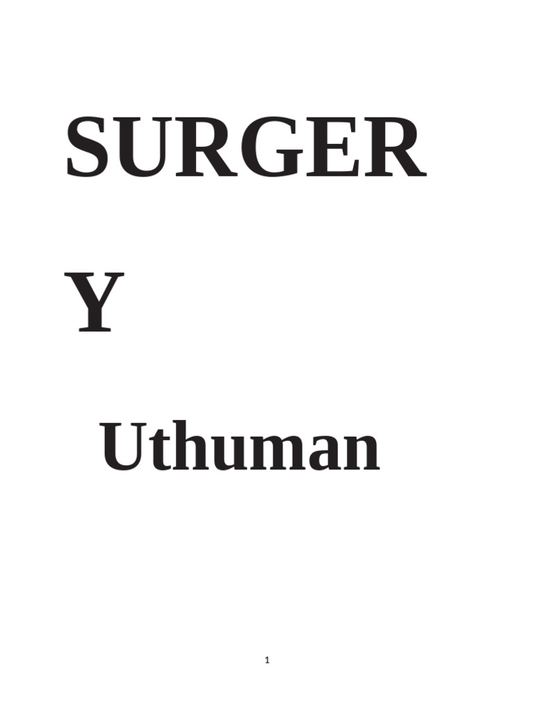 Surgery | PDF | Ear | Auditory System