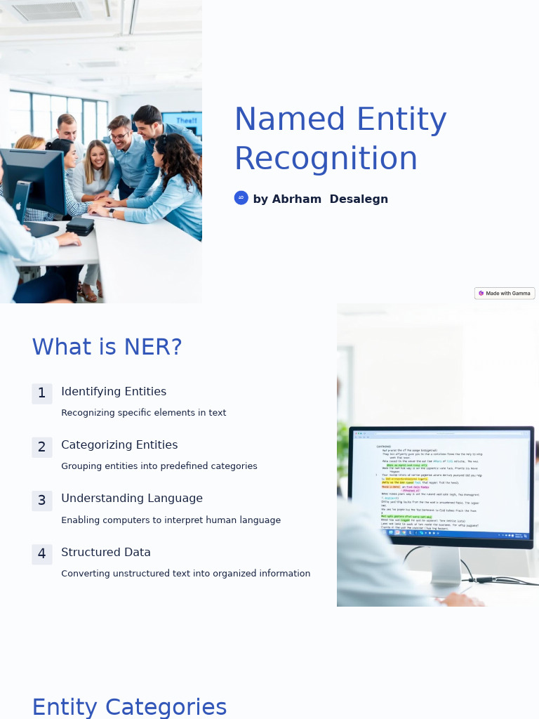 Named Entity Recognition | PDF