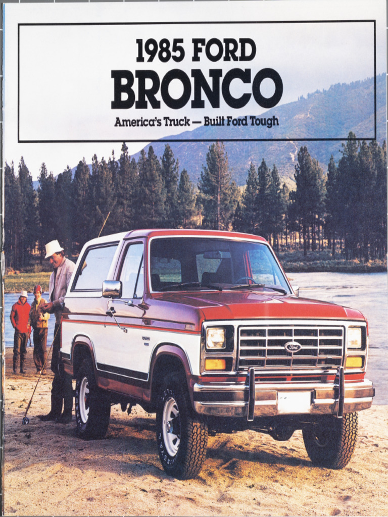 85 Ford Bronco Brochure | PDF