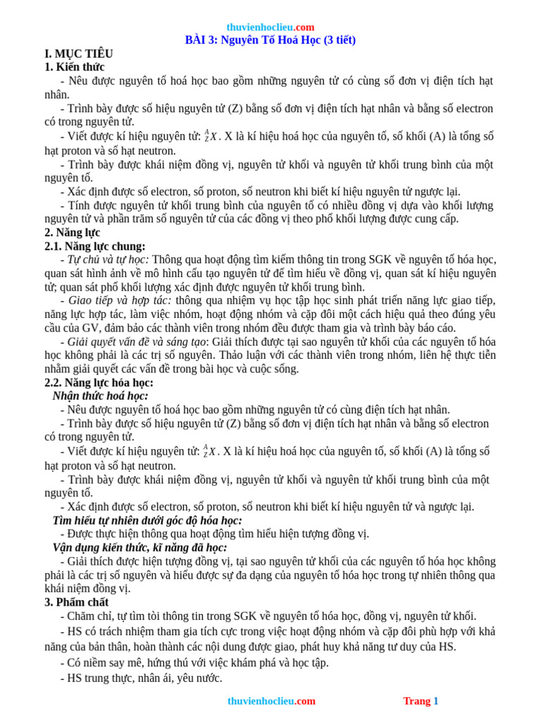 GA Hoa 10 CTST Bai 3 | PDF