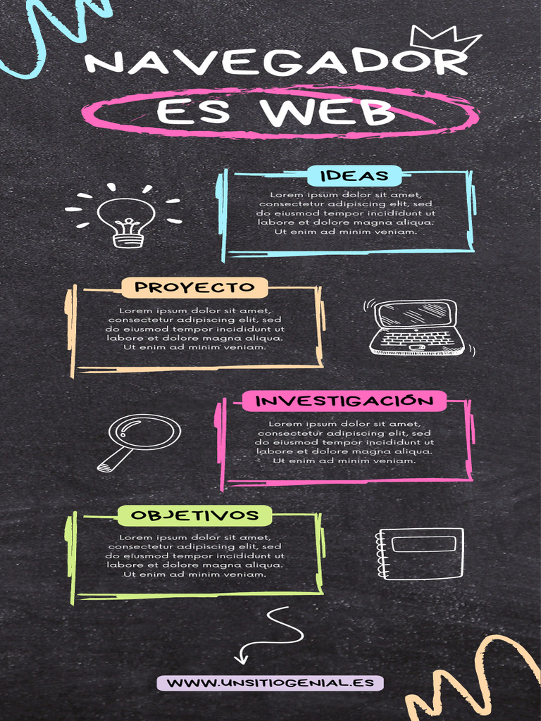 Infografia Creaativa Proyecto Ilustrado Colorido PDF | PDF